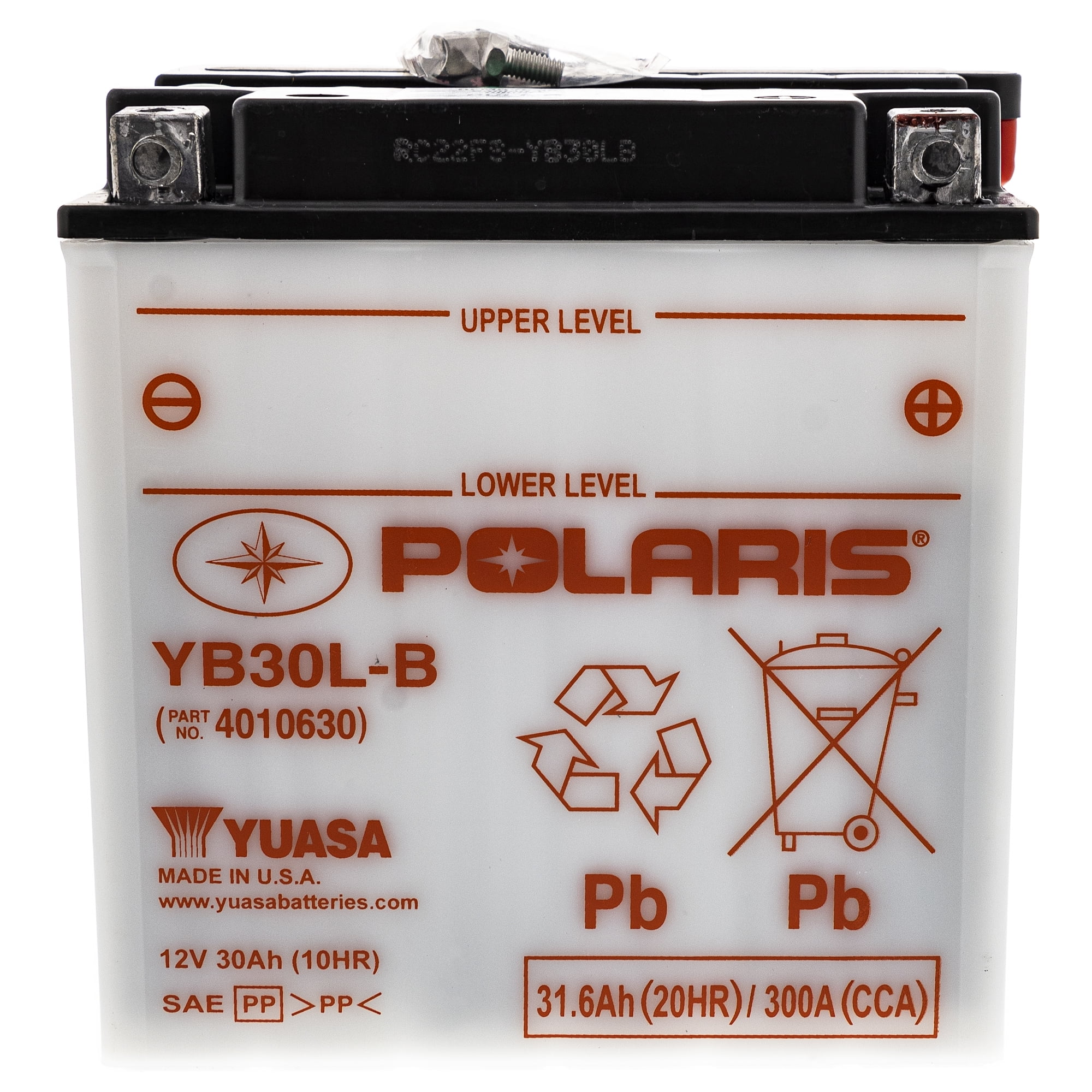 Polaris 4010630 30 Amp Top Mount Battery 1999-2019 Ranger RZR Sportsman ...