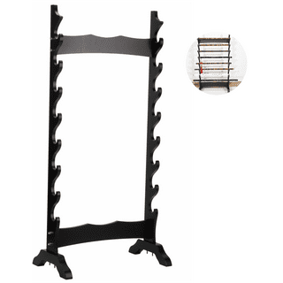 Wooden Sword Rack Decorative Sword Displaying Bracket Desktop Sword ...