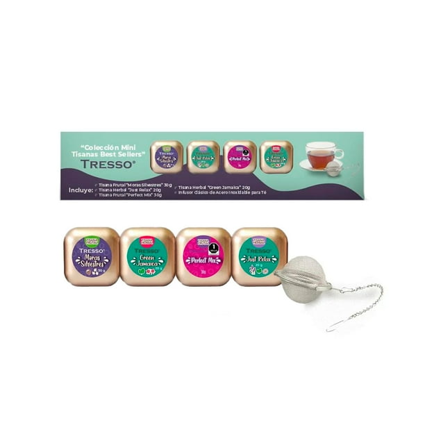 TRESSO Colección Mini Tisanas Frutales y Herbales Best Sellers, con ...