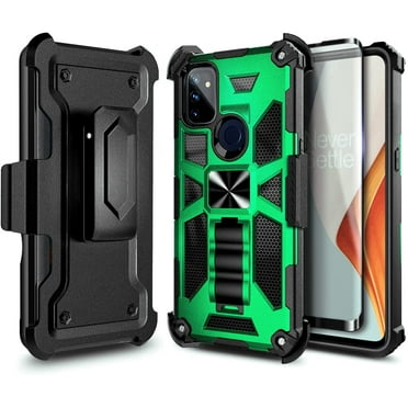 Nagebee Case for OnePlus Nord N10 5G with Tempered Glass Screen Protector (Full Coverage), Full ...