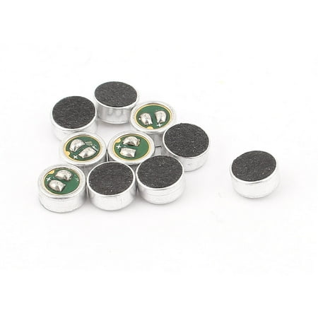 10 Pcs 6mm x 2.7mm SMD MIC Electret Microphone Condenser Pickup ...