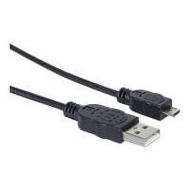 Manhattan Hi-Speed USB Micro-B Data + Charging Cable - Type-A Male to ...