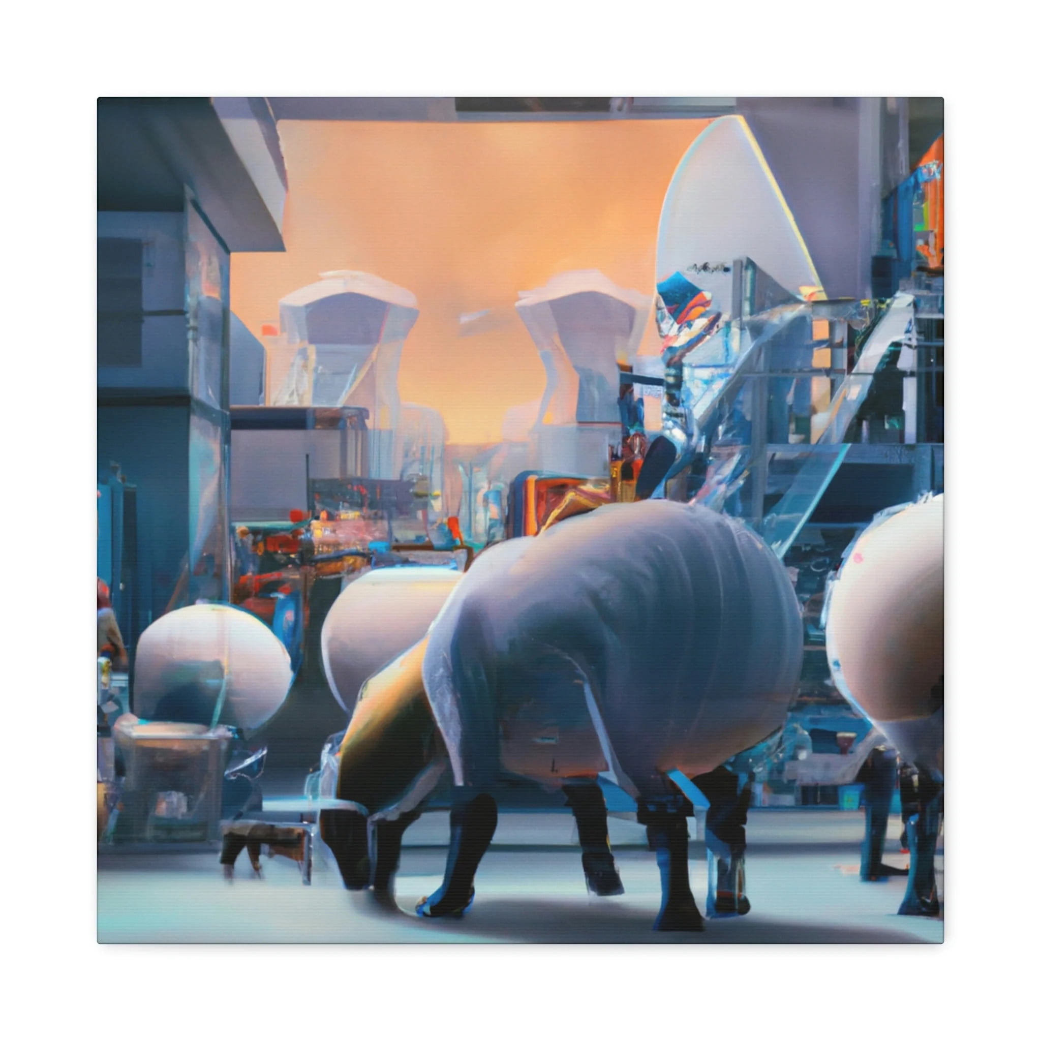 Sheep in the Field - Canvas - Walmart.com