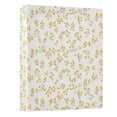 3 Ring Binder with Flattened Metal Clip 1.5" Round Rings Binder ...