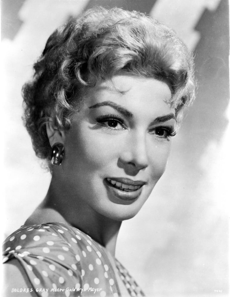 Dolores Gray smiling in Black and White Photo Print (24 x 30) - Walmart.com