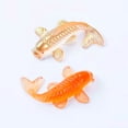 3 Pcs Mirror Goldfish Three-dimensional Ornaments UV Crystal Epoxy Mold ...