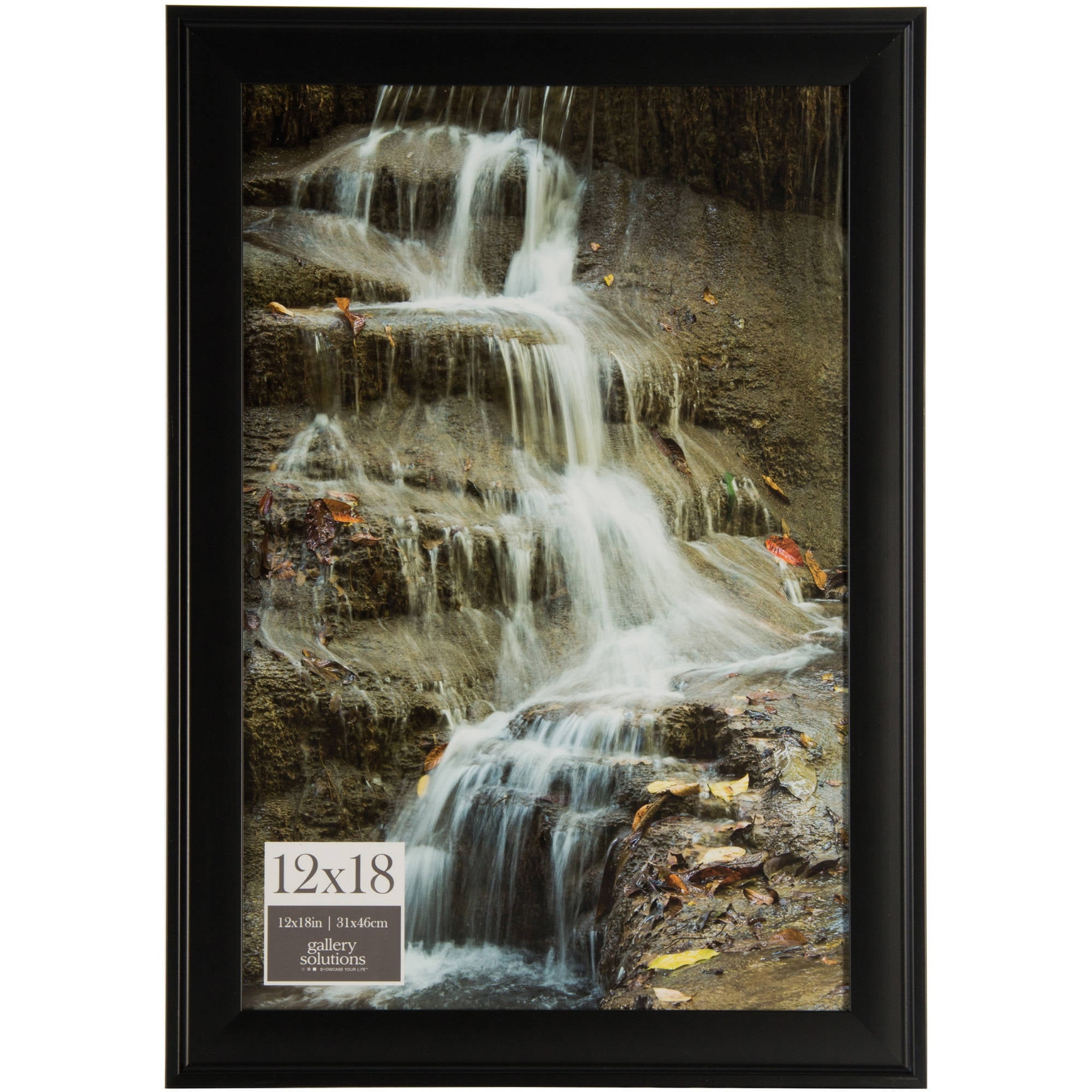 Gallery Solutions 12x18 Black Photo Frame - Walmart.com