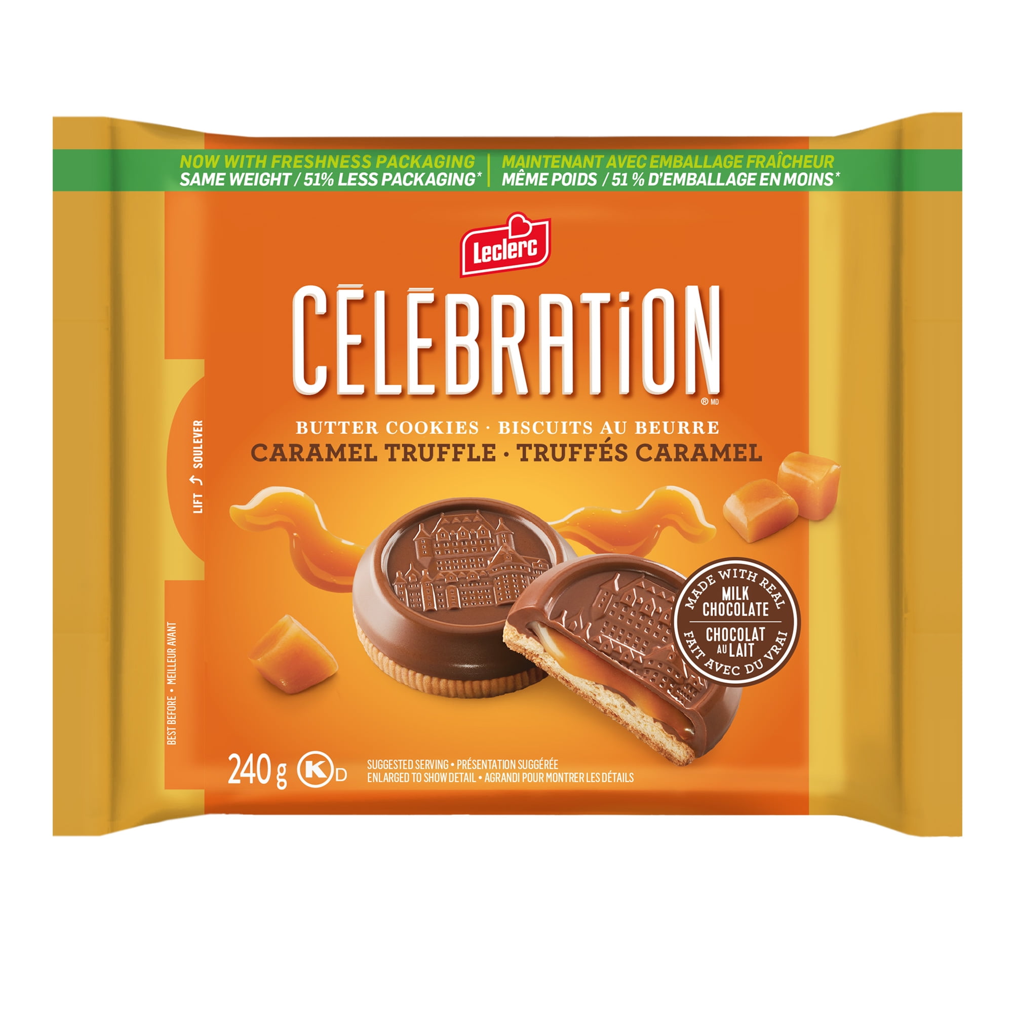 Click here for Celebration Caramel Mile Chocolate Coated 240g prices