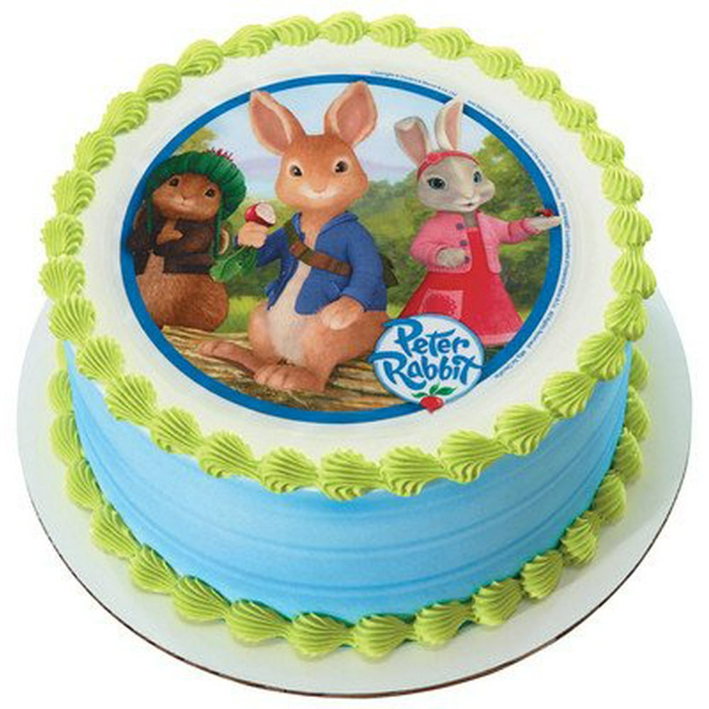 Peter Rabbit Edible Image Cake Topper - Walmart.com - Walmart.com
