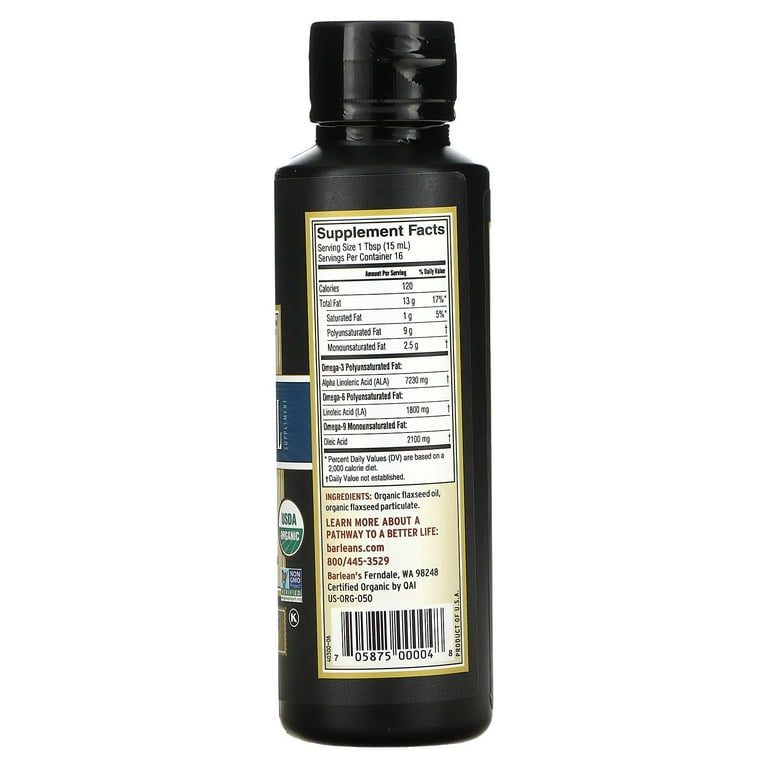 Barleans Flax Seed Oil