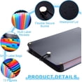 2 Pcs Expanding File Folder, 13 Pockets Vertical File Folder Accordion ...