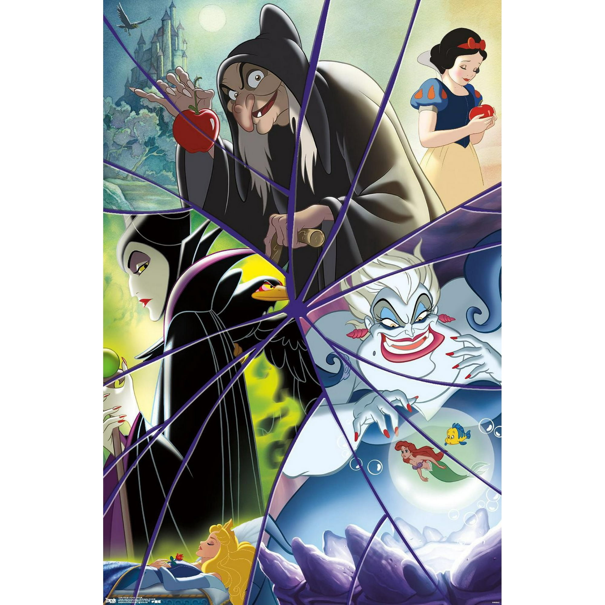 Click here for Trends International Disney Villains - Collage Wal... prices
