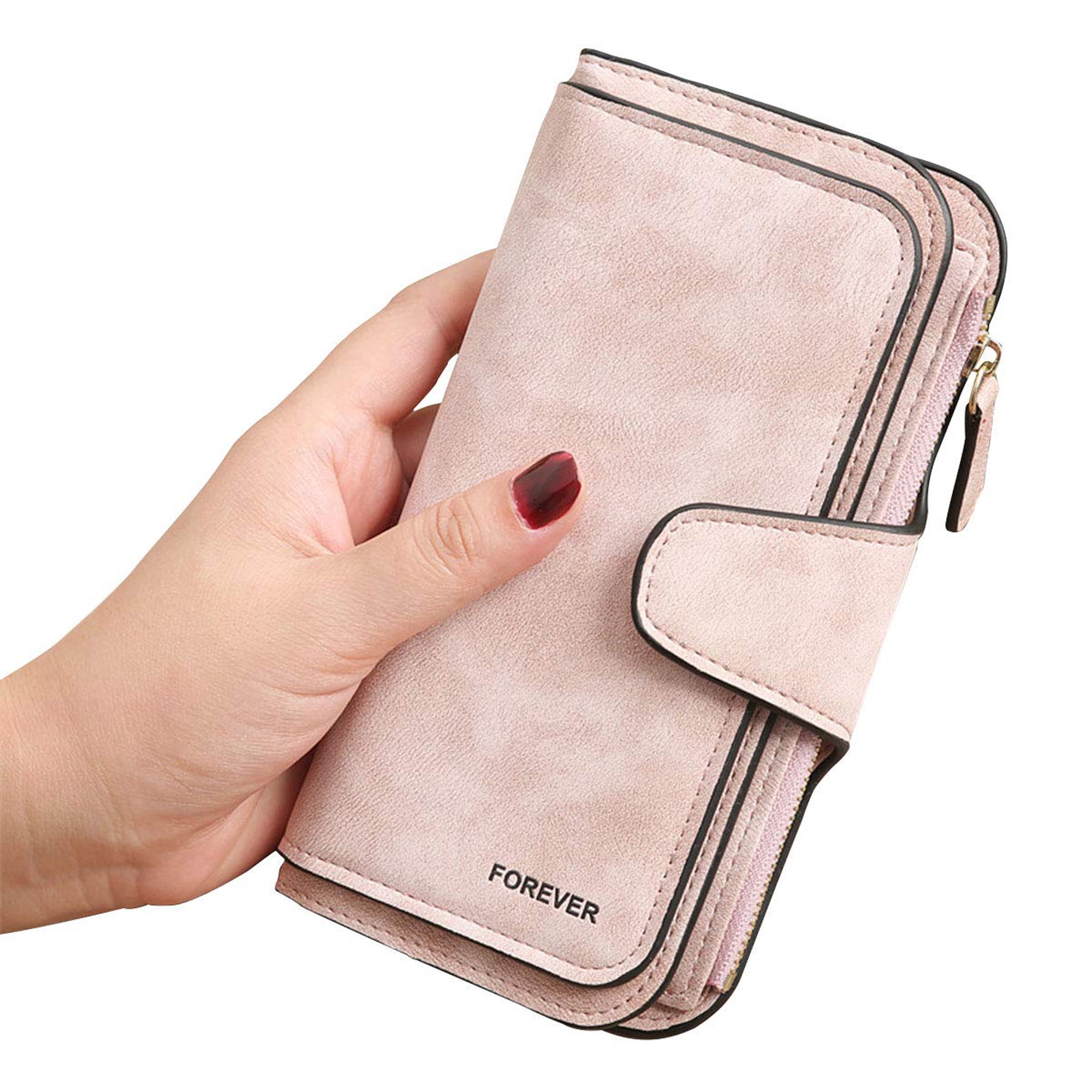 Gwiyeopda Women Bifold Wallet Leather Clutch Card Holder Ladys Purse ...