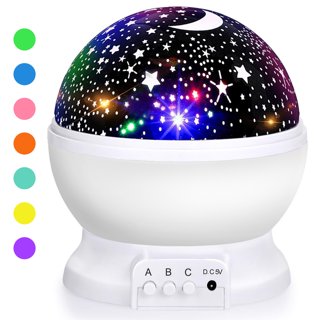 Rotating Sun And Star Moon projector rotating night Light Lamp for kids ...