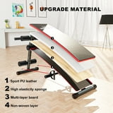 Relife Weight Bench, Adjustable Strength Training Bench for Full Body Workout with 5 Adjustable ...