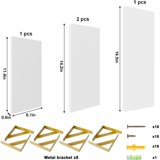 Fairy Floating Shelves Set of 4 Wall Mounted Display Ledge Storage Rack ...