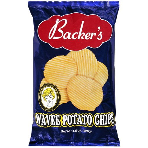 Backer's Wavy Potato Chips, 12 Oz. - Walmart.com