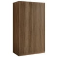 Render Wardrobe Closet in Walnut - Walmart.com