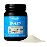 Equate Whey Protein Powder, 24 oz, Vanilla flavor, 24g protein, BCAAs ...