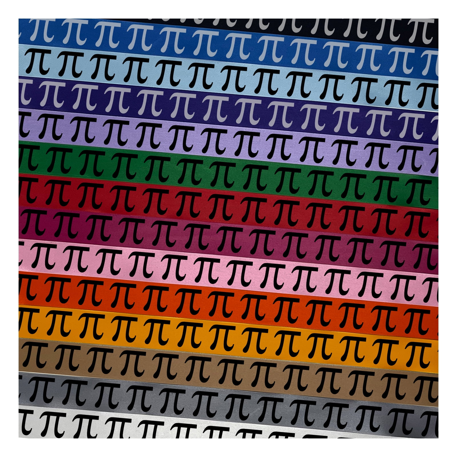 Pi Symbol Satin Ribbon for Gift Wrapping Bows Craft DIY Projects - 3 ...