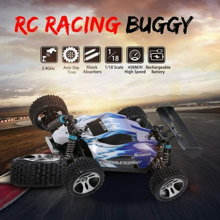 Wltoys A959,Wltoys A959 1:18 RC Car 2.4Ghz Off Road RC Trucks 4WD 45KM ...