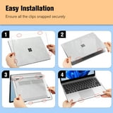 Fintie Hard Shell 12.4" Laptop Case, Glittering Clear - Walmart.com