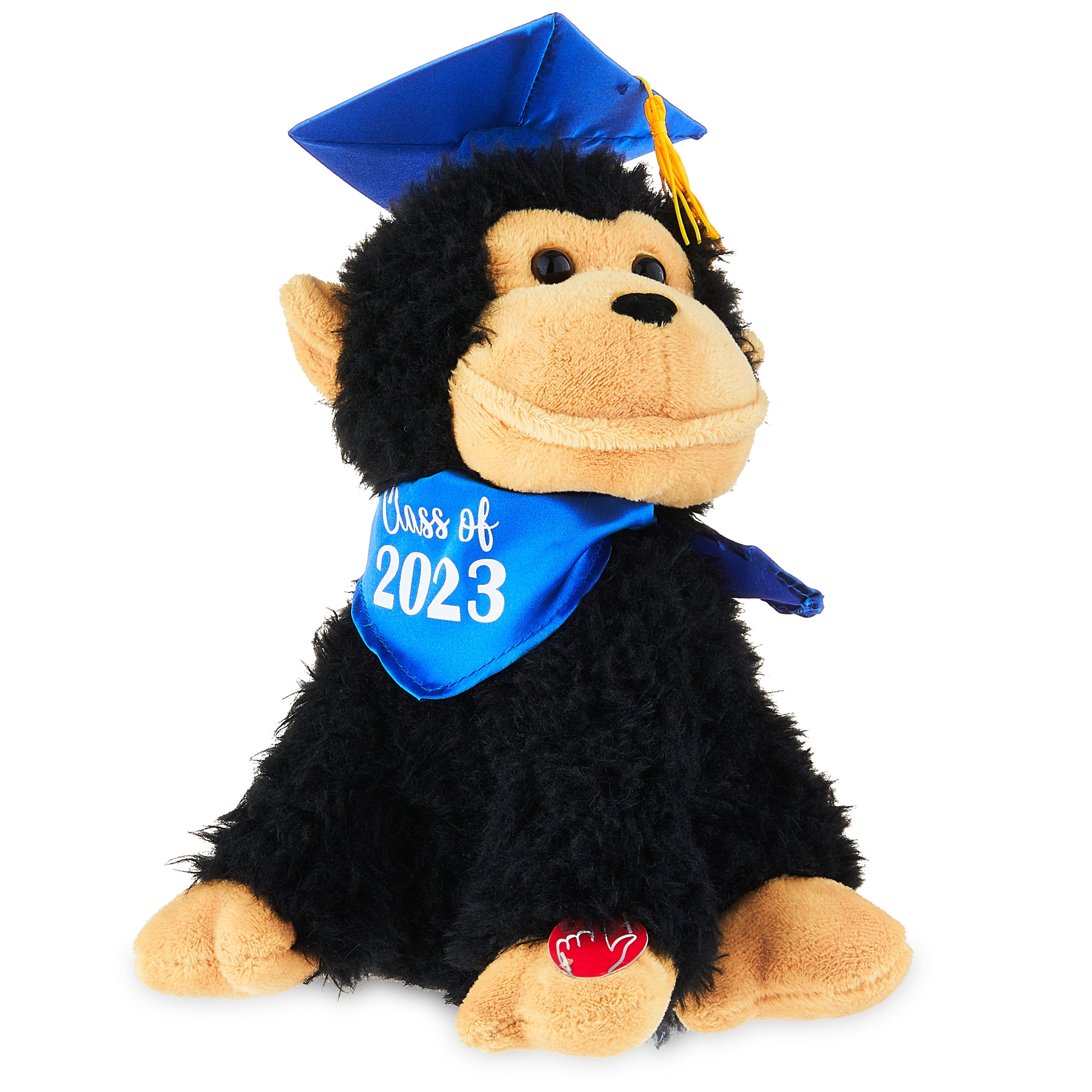 Way To Celebrate Graduation 7.5-Inch Animated Plush Friend, Monkey ...