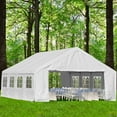 Aoodor 26 x 20 ft Marquee Party Tent with Church Window Sidewalls ...