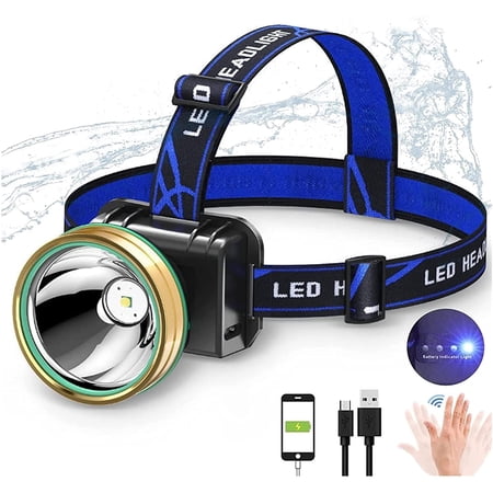 Rechargeable LeLED Headlamp Flashlight, Super Bright HeaLED Lamp ...