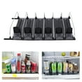 Luniquz Drink Organizer for Fridge Pusher Glide, Spring Loaded Fridge ...
