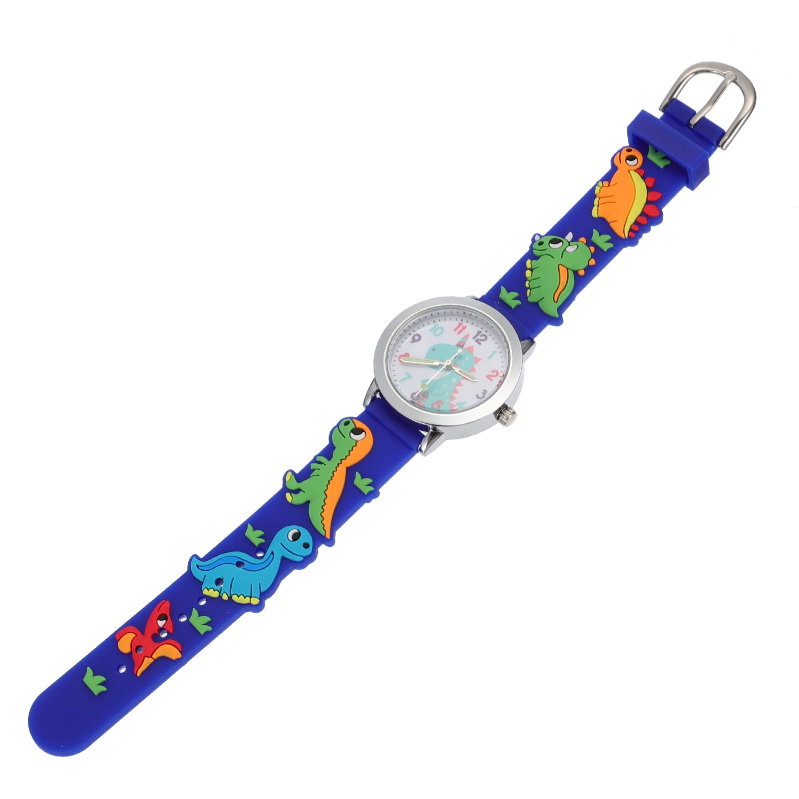 Cartoon Dinosaur Watch Blue Toddler Watches Dinosaur Shape Watches for ...