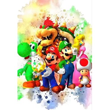 "Super Mario 5D Diamond Painting Kits for Adults & Young Children, Full ...