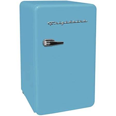 FRIGIDAIRE EFR372-BLUE 3.2 Cu Ft Blue Retro Compact Rounded Corner ...