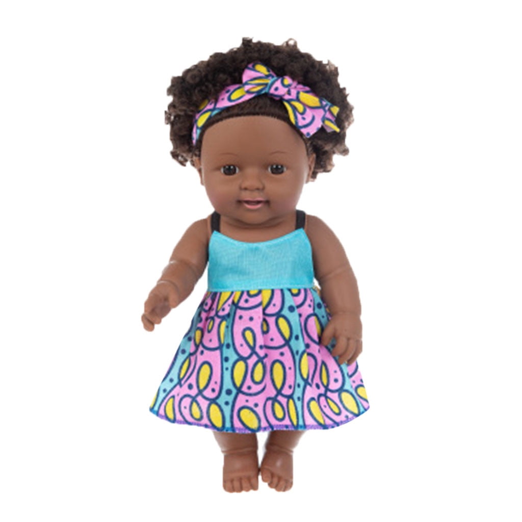 Click here for Egnmcr Black Black Baby Cute Curly Black 30cm Viny... prices