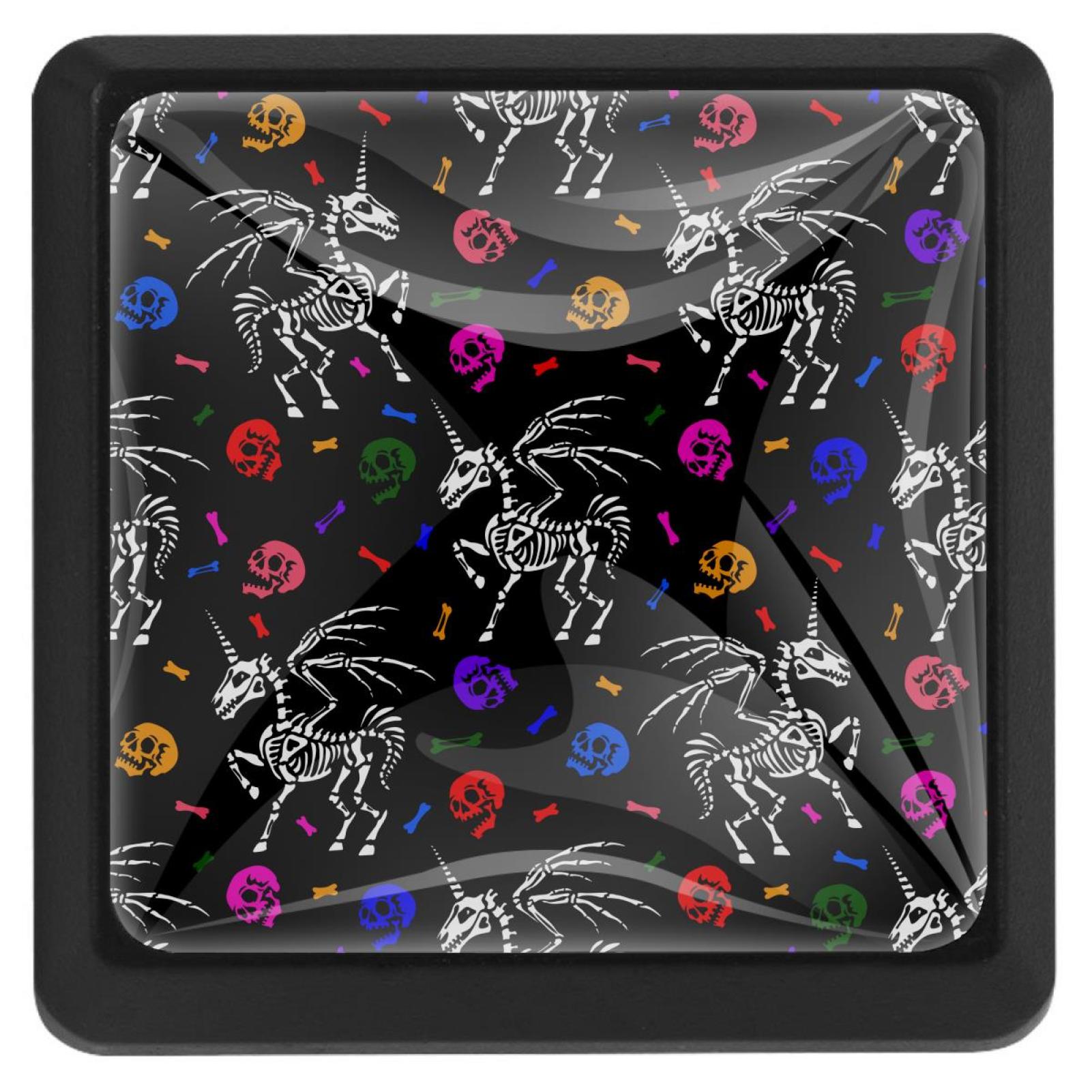 3 Pack Skeleton of a Pegasus Square Cabinet Door Knobs Decor for ...