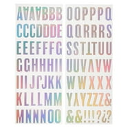 12 Pack: Glitter Script Alphabet Stickers by Recollections™ - Walmart.com