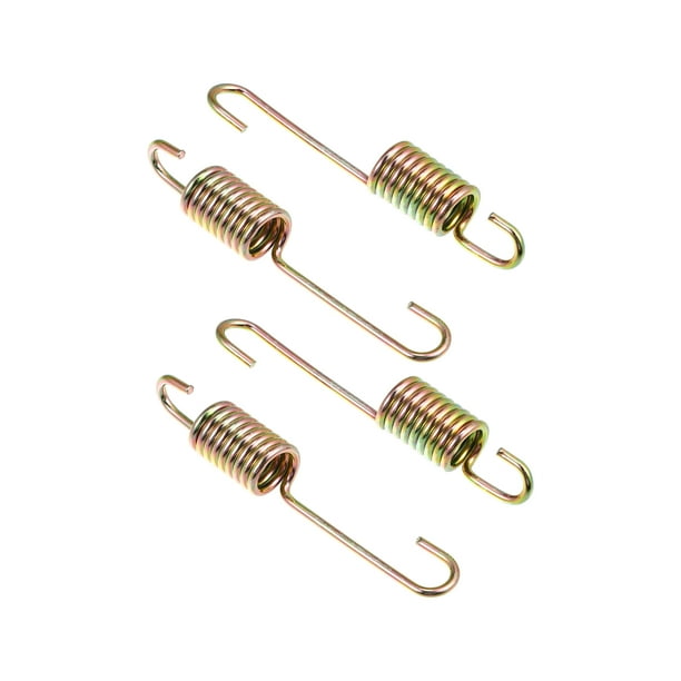 8cm Length Gold Tone Plated Steel Motorcycle Brake Pedal Return Spring ...