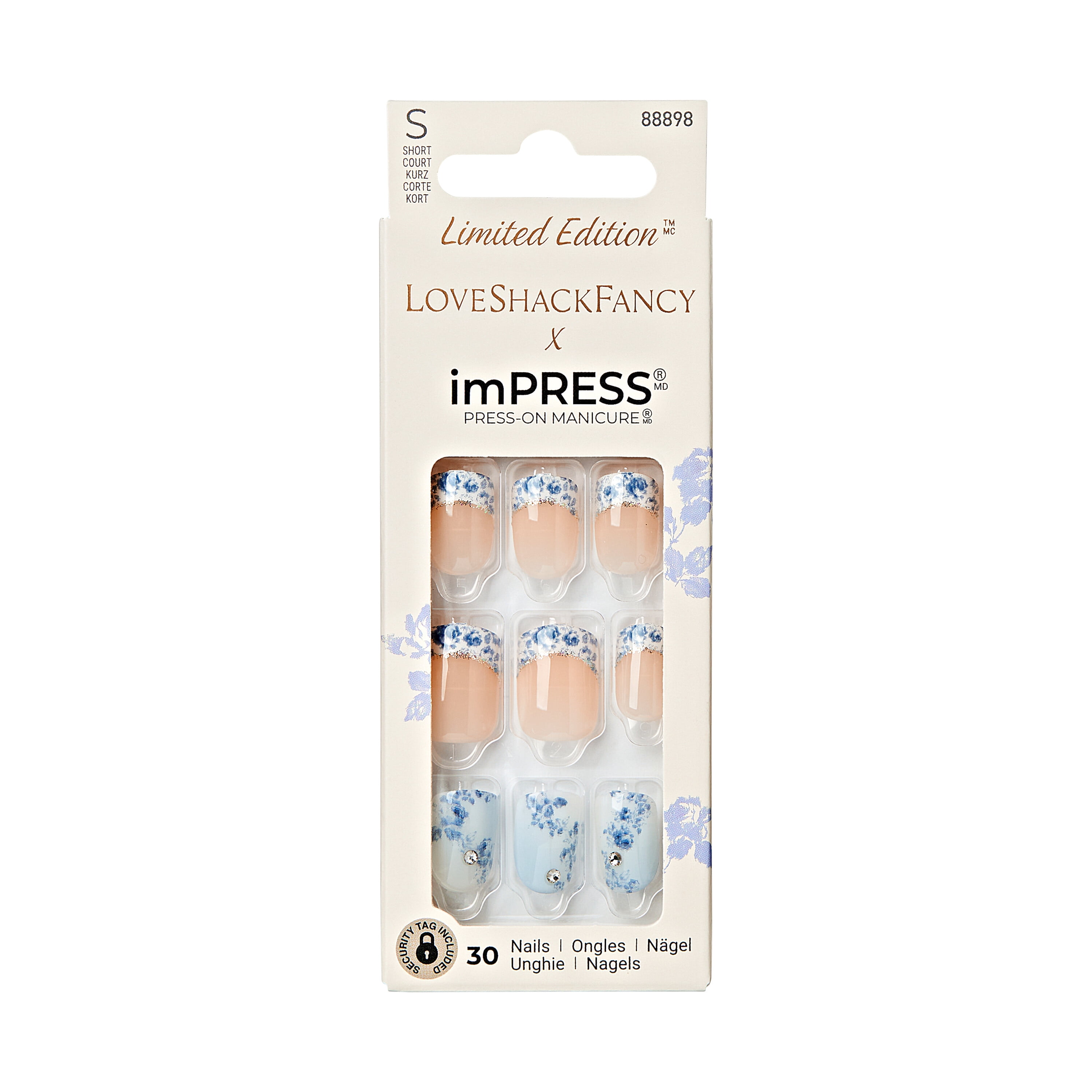 LoveShackFancy x imPRESS Limited Edition Short Square Press-On Nails ...