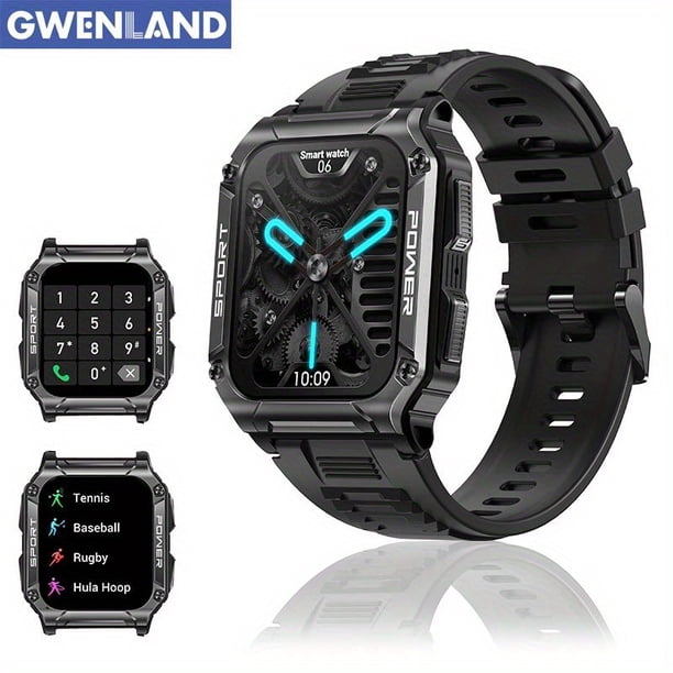 Reloj Inteligente Casa de los Tesoros GWENLAND Militar Táctico IP68 ...