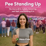 SaniGirl Female Portable Urinal, Disposable Pee Funnel for Camping ...