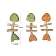 Agiufgs Catnip Fish Bone Cat Toy 6.3 in Toy, Teeth Grinding and ...
