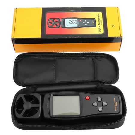 Portable Wind Speed Gauge, LCD Backlight Digital Anemometer, For Flying ...