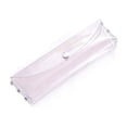 Clear & Laser Etched Pencil Case for Women Large Capacity PVC Snap ...