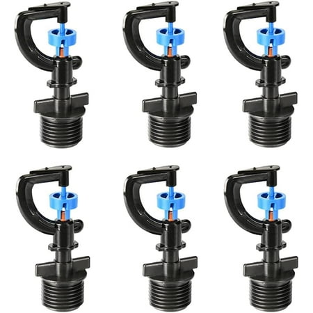 XYCCA Micro Rotating Sprinkler 1/2BSPF Plastics Atomizing Refraction ...
