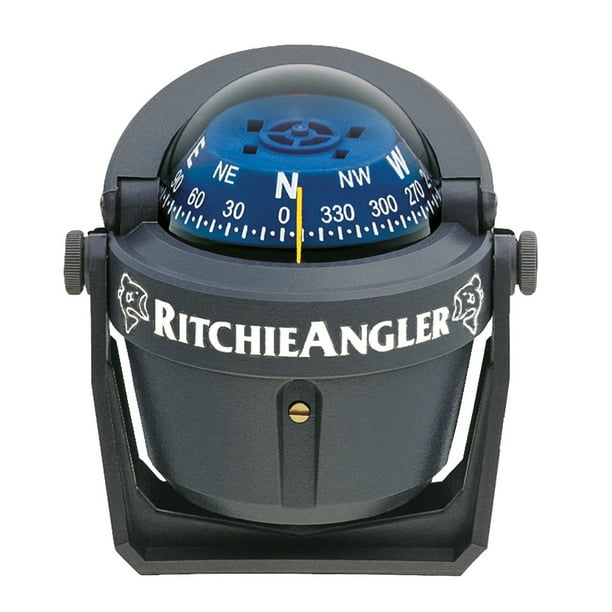 RITCHIE COMPASSES RA-91 Compass, Bracket Mount, 2.75" Dial, Grey ...