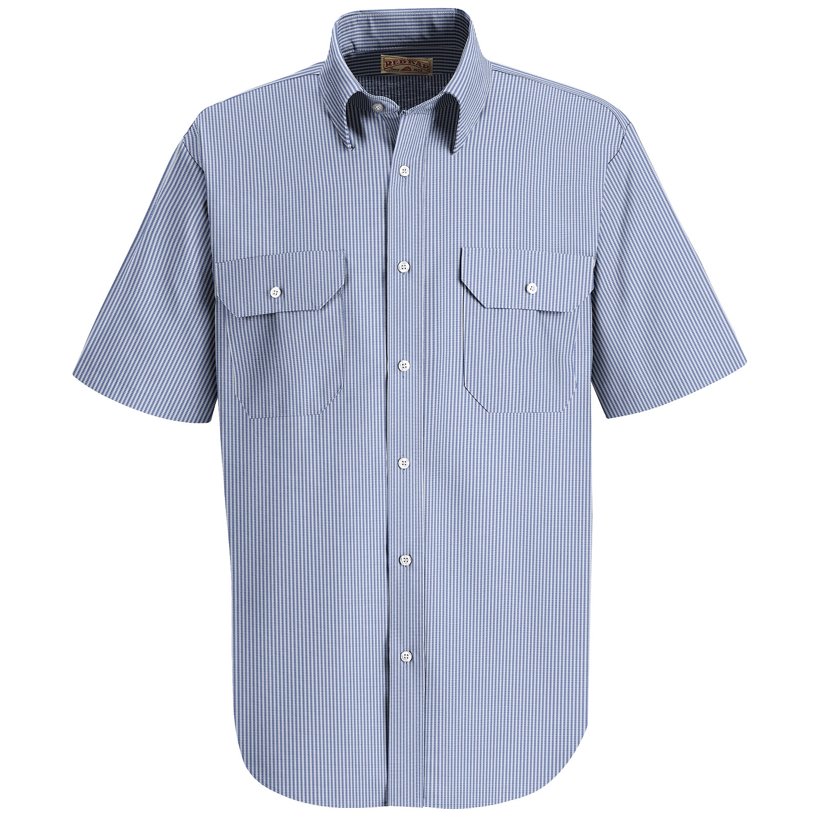 Red Kap - Red Kap® Men's Short Sleeve Deluxe Uniform Shirt - Walmart ...
