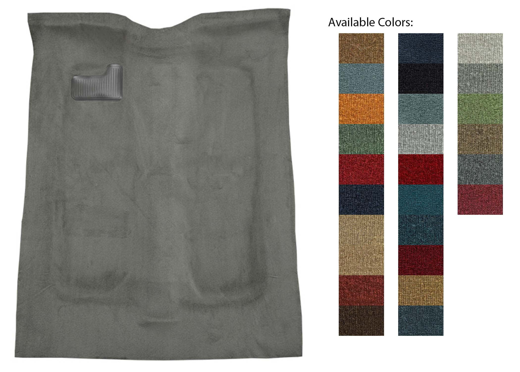 1977-1990 Chevrolet Caprice 4DR 857 Medium Gray Cutpile Carpet Kit ...