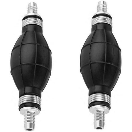 8mm Primer Pear Fuel Hand Pump Inline Boats Alloy Gasoil Gasoline ...