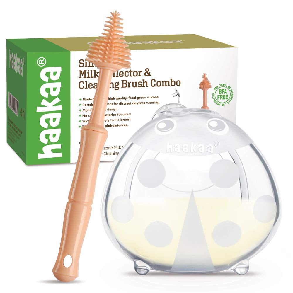 Breast Shell with Cleaning Brush Breastmilk Collector for Breastfeeding ...