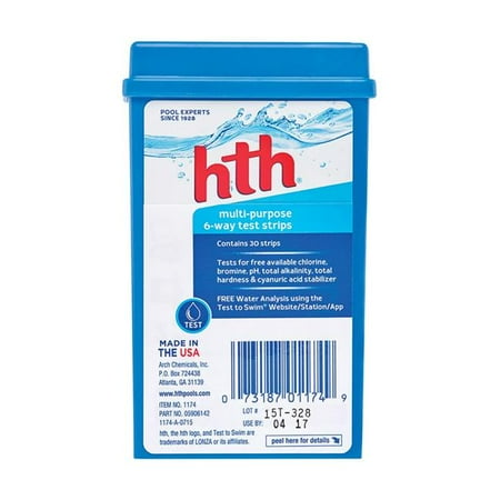 HTH 8009832 2.5 oz 6-Way Test Strips - Pack of 12 | Walmart Canada